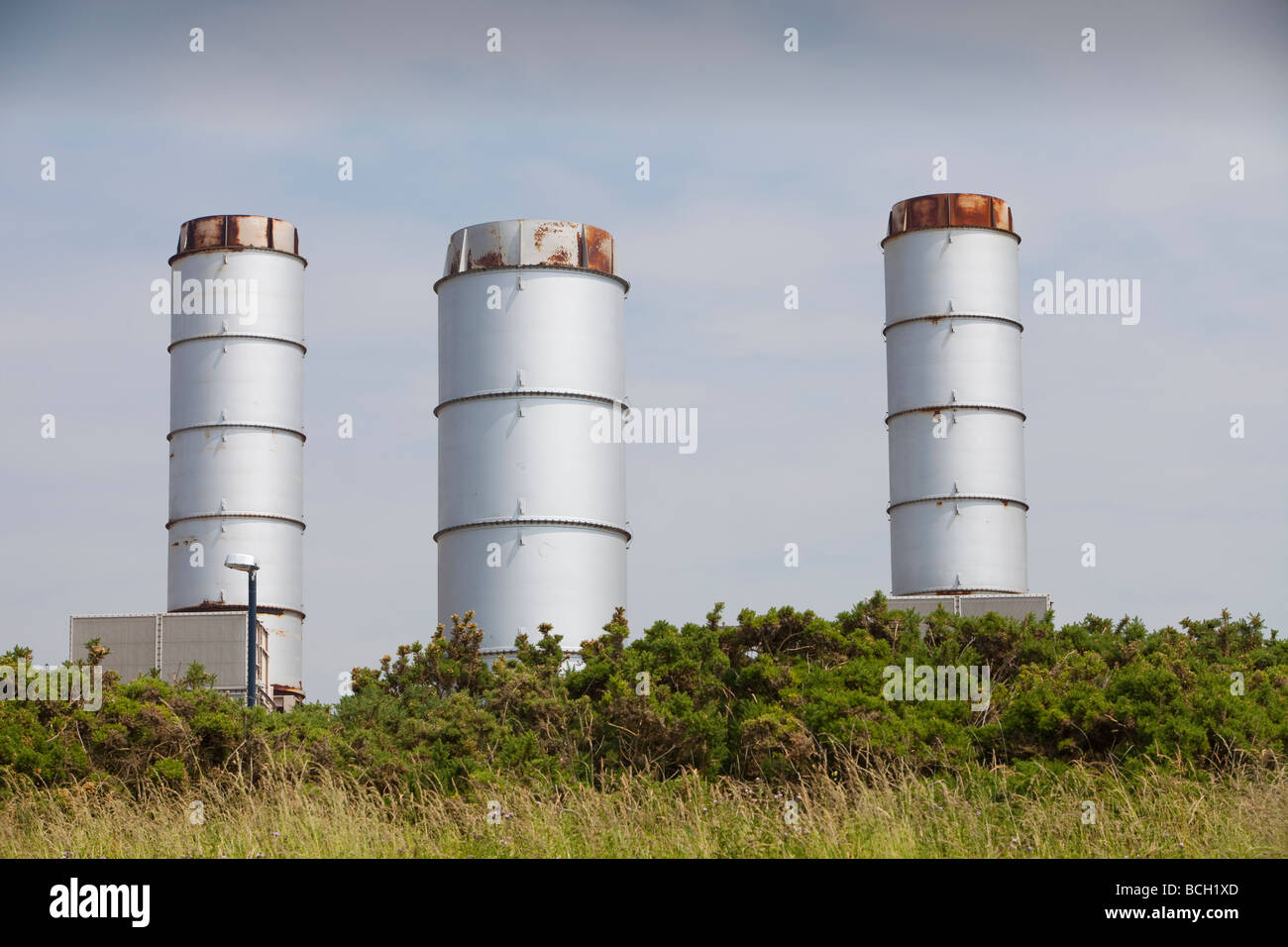 A gas processing plant at Rampside near Barrow in Furness UK that ...