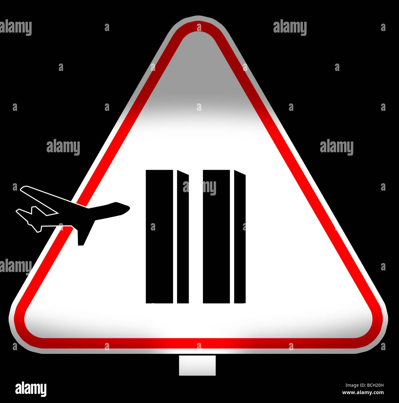 nine eleven road sign Stock Photo - Alamy