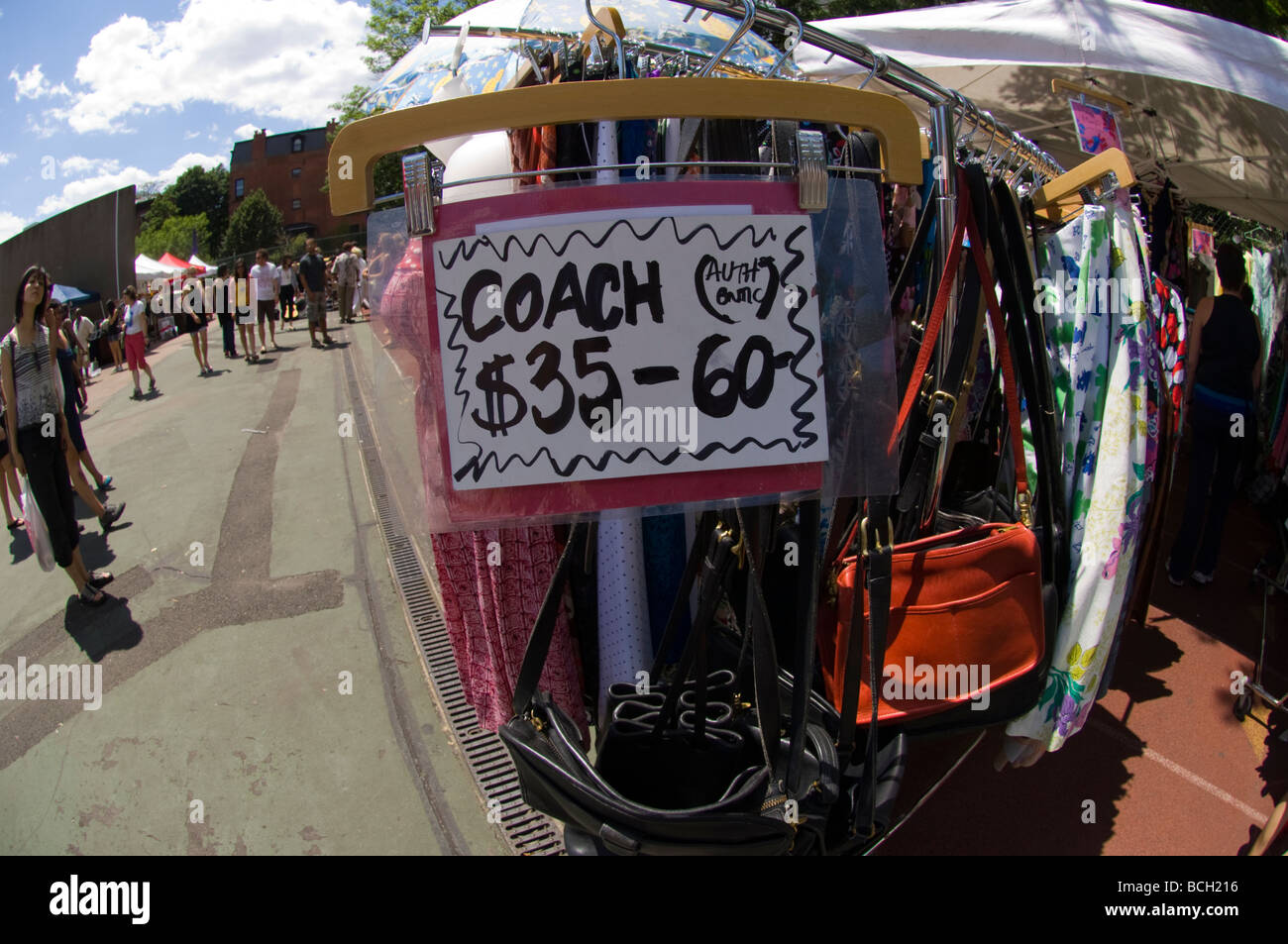 Shopping at the trendy Brooklyn Flea in the neighborhood of Clinton ...