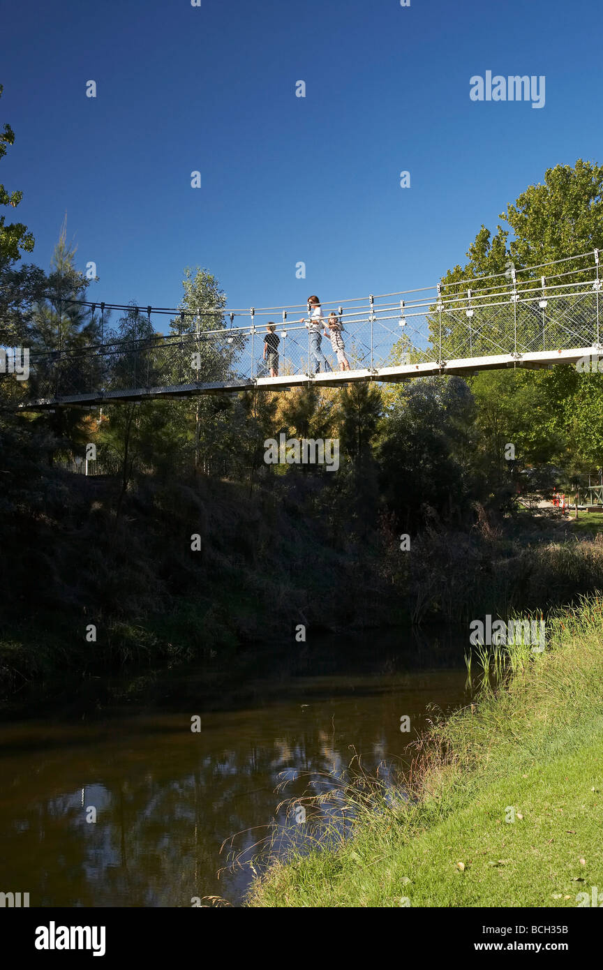 The Swinging Bridge Adelong Creek Adelong New South Wales Australia ...