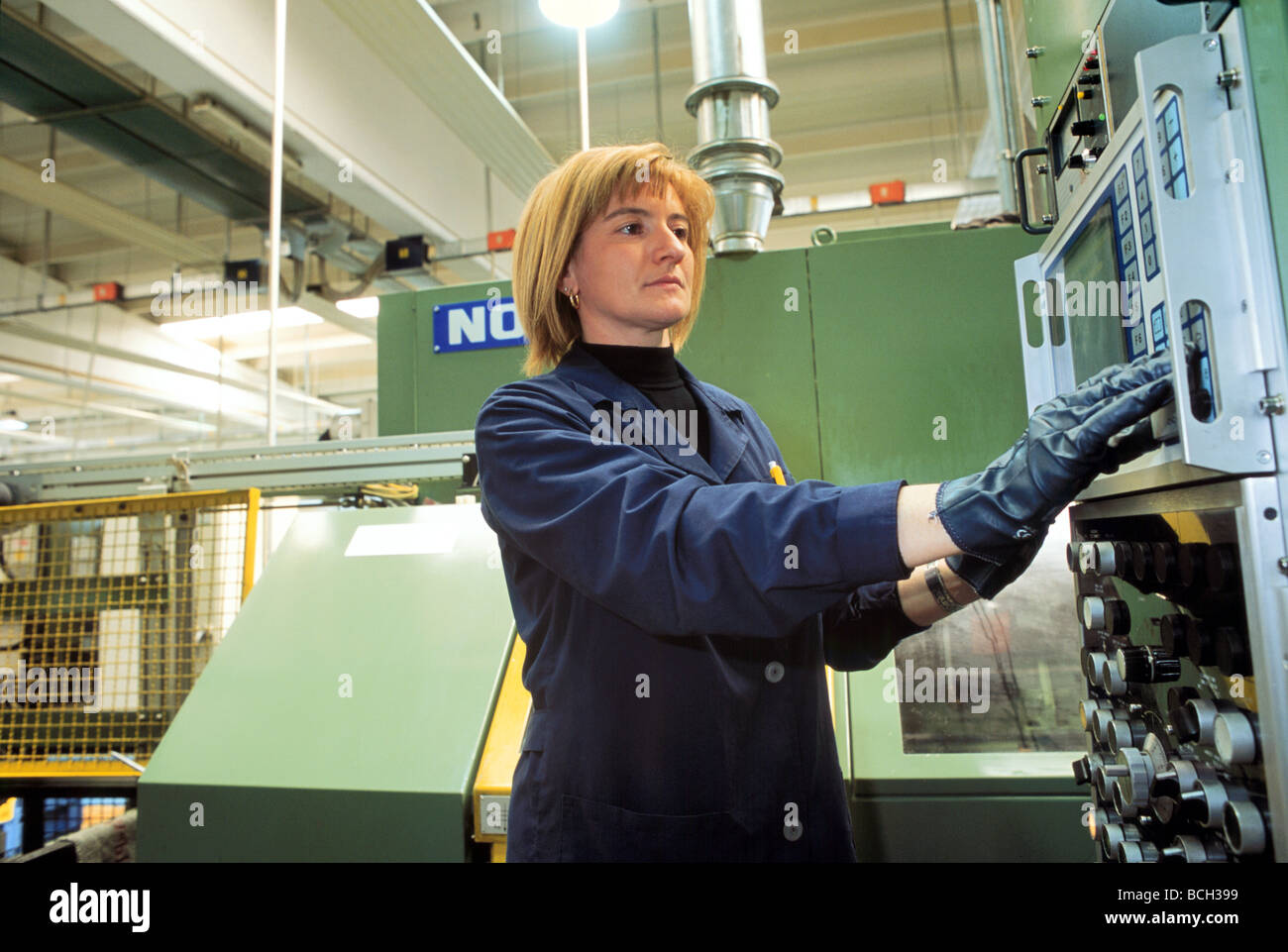 machine tool industry in Italy, STREPARAVA factory Stock Photo - Alamy