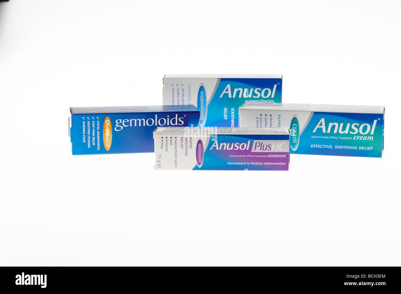 Anusol Haemorrhoid cream Germoloids Stock Photo - Alamy