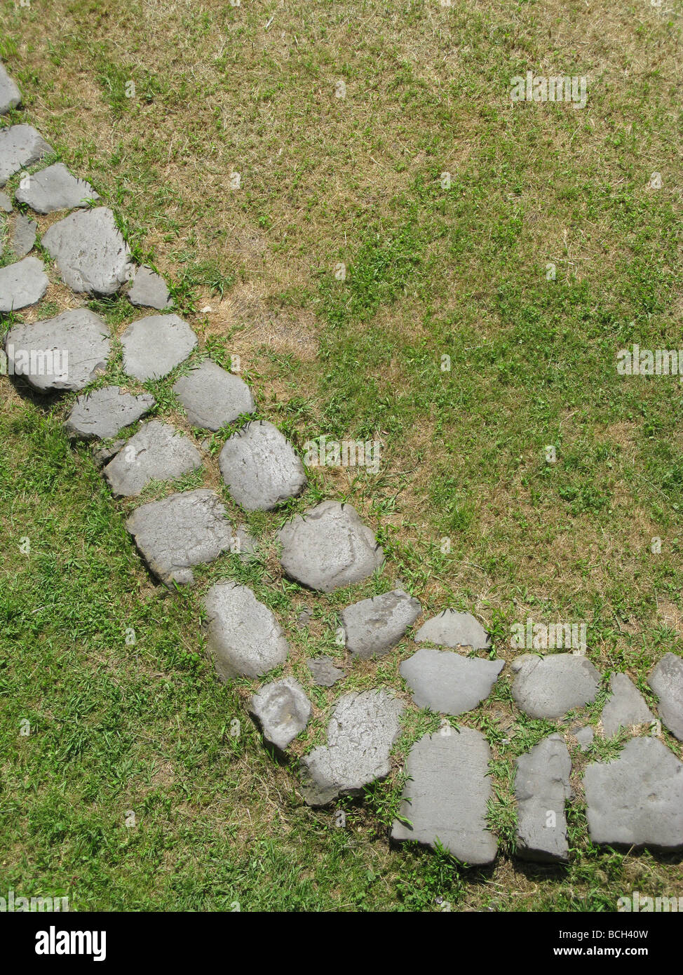 Footpath made stone tiles hi-res stock photography and images - Alamy