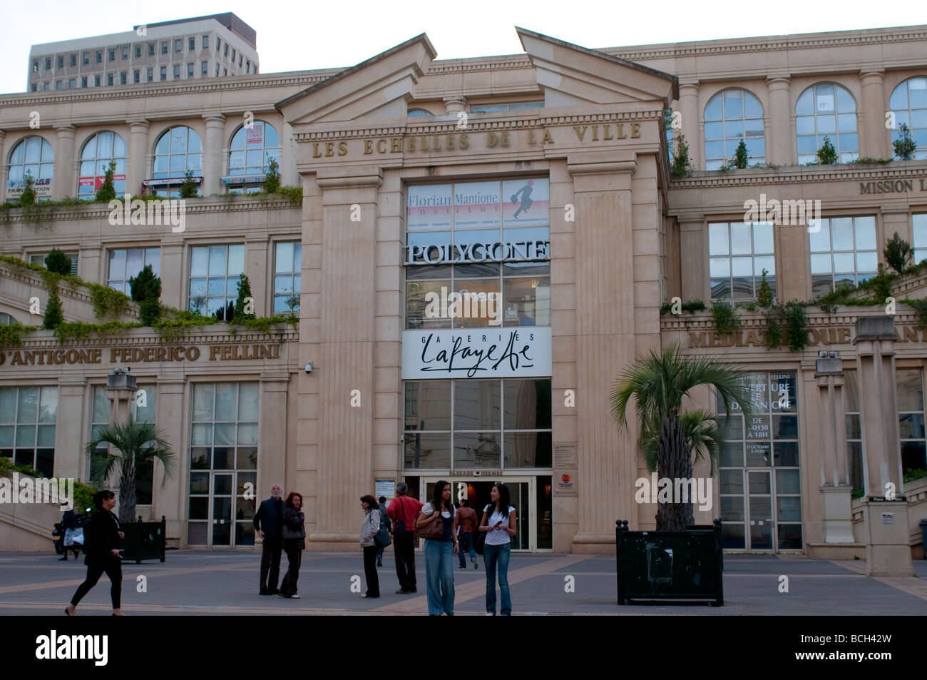 Polygone shopping Centre in Antigone development Montpellier France ...