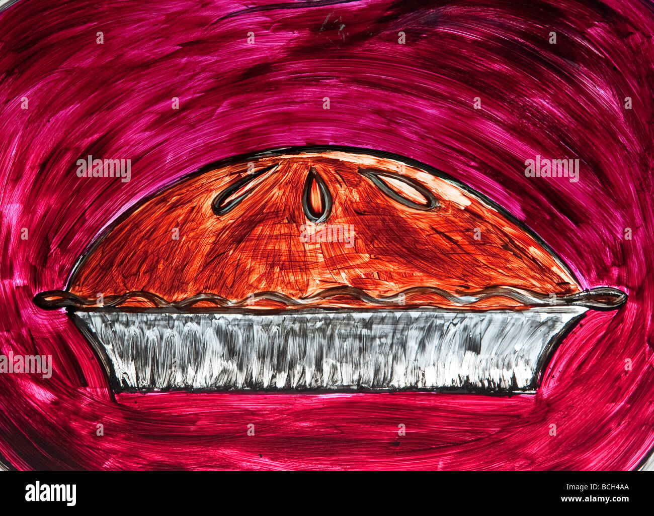 Pie illustration hi-res stock photography and images - Alamy