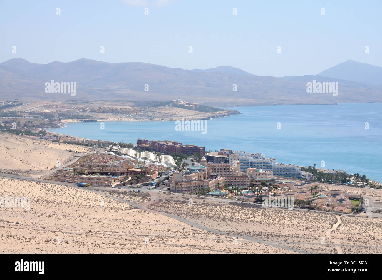 Aerial view costa calma fuerteventura hi-res stock photography and ...