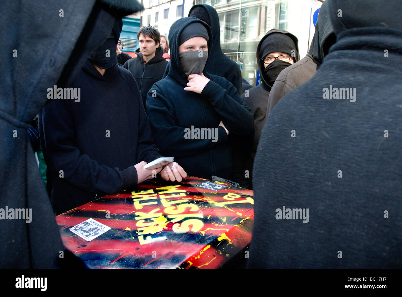 Group of anarchists hi-res stock photography and images - Alamy