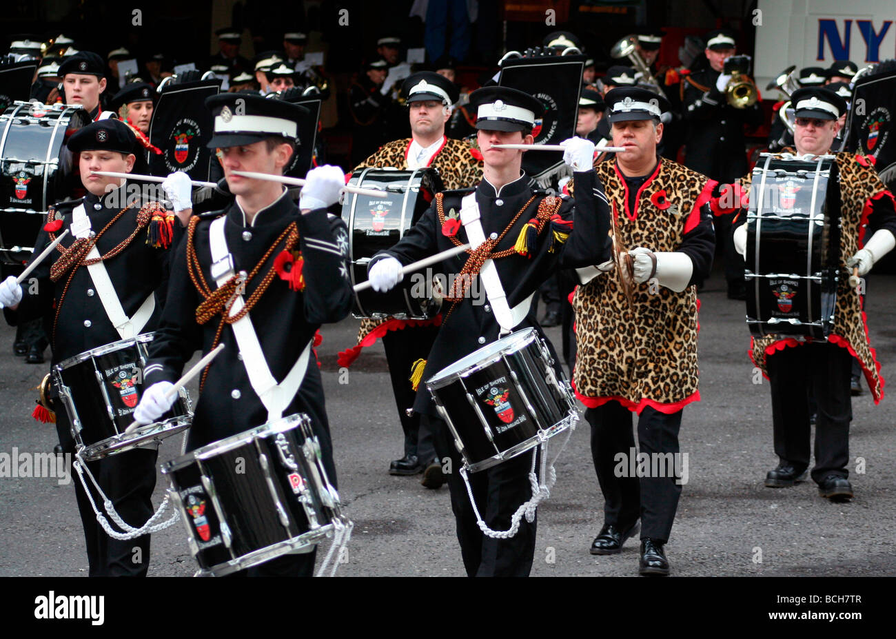 Marching band, Lord Mayor's Show, London Stock Photo - Alamy