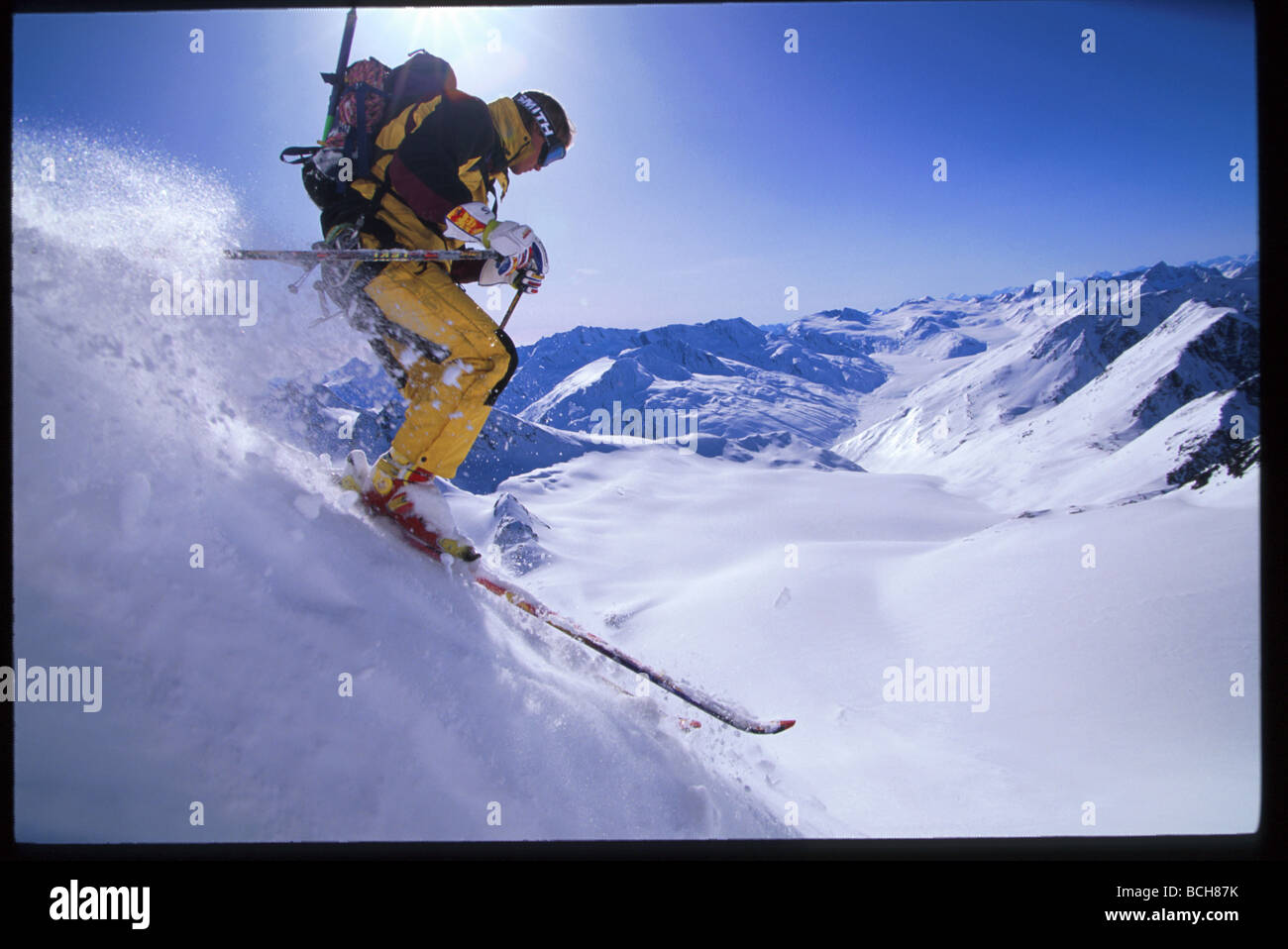 Extreme skiing hi-res stock photography and images - Alamy