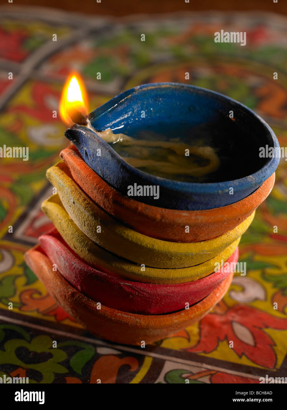 colorful lamp stack together Stock Photo - Alamy