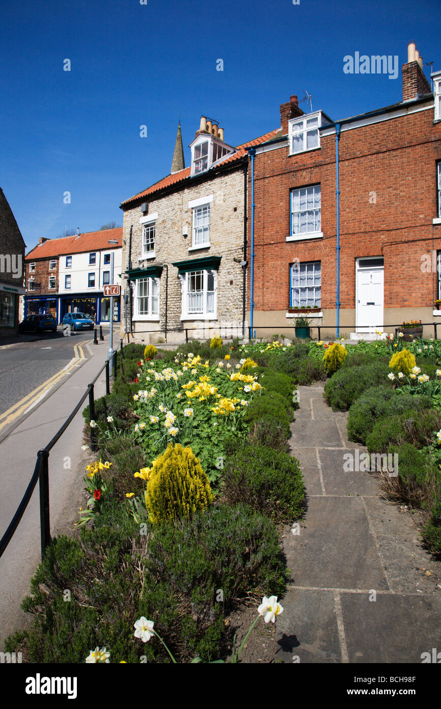 Spring Flowers in Pickering North Yorkshire England Stock Photo - Alamy