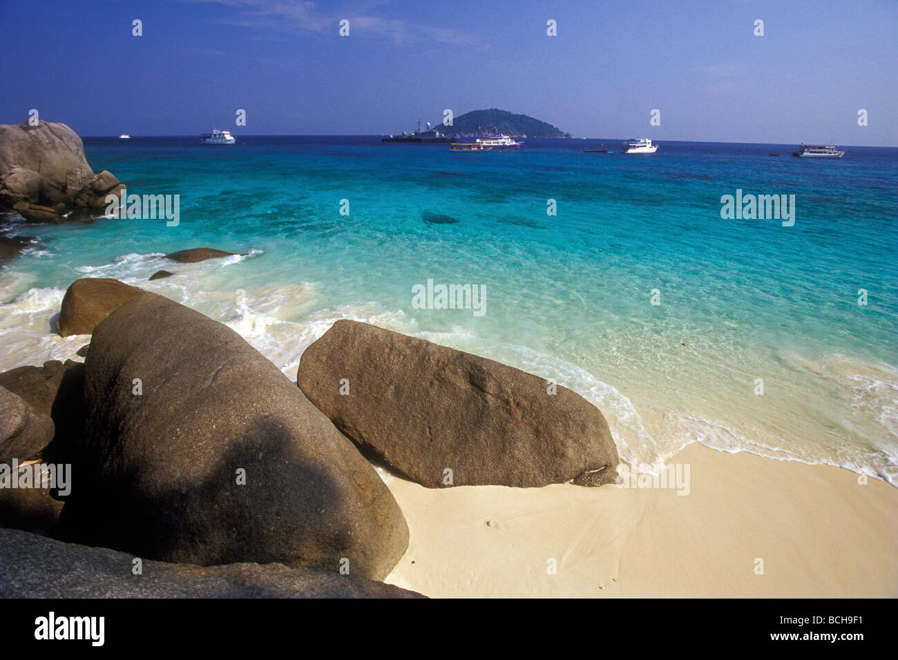 Rocks at Beach of Similan Islands Koh Payu Island Andaman Sea Thailand ...