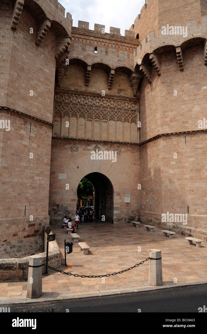 The Serranos Towers considered to be the largest Gothic city gateway in ...