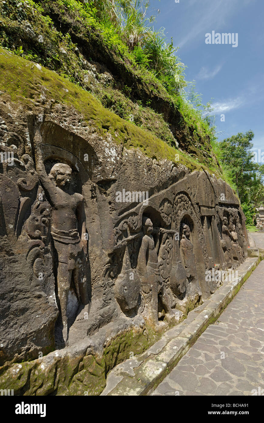 Relief Tirta Empul Bath Temple Bali Indonesia Stock Photo - Alamy