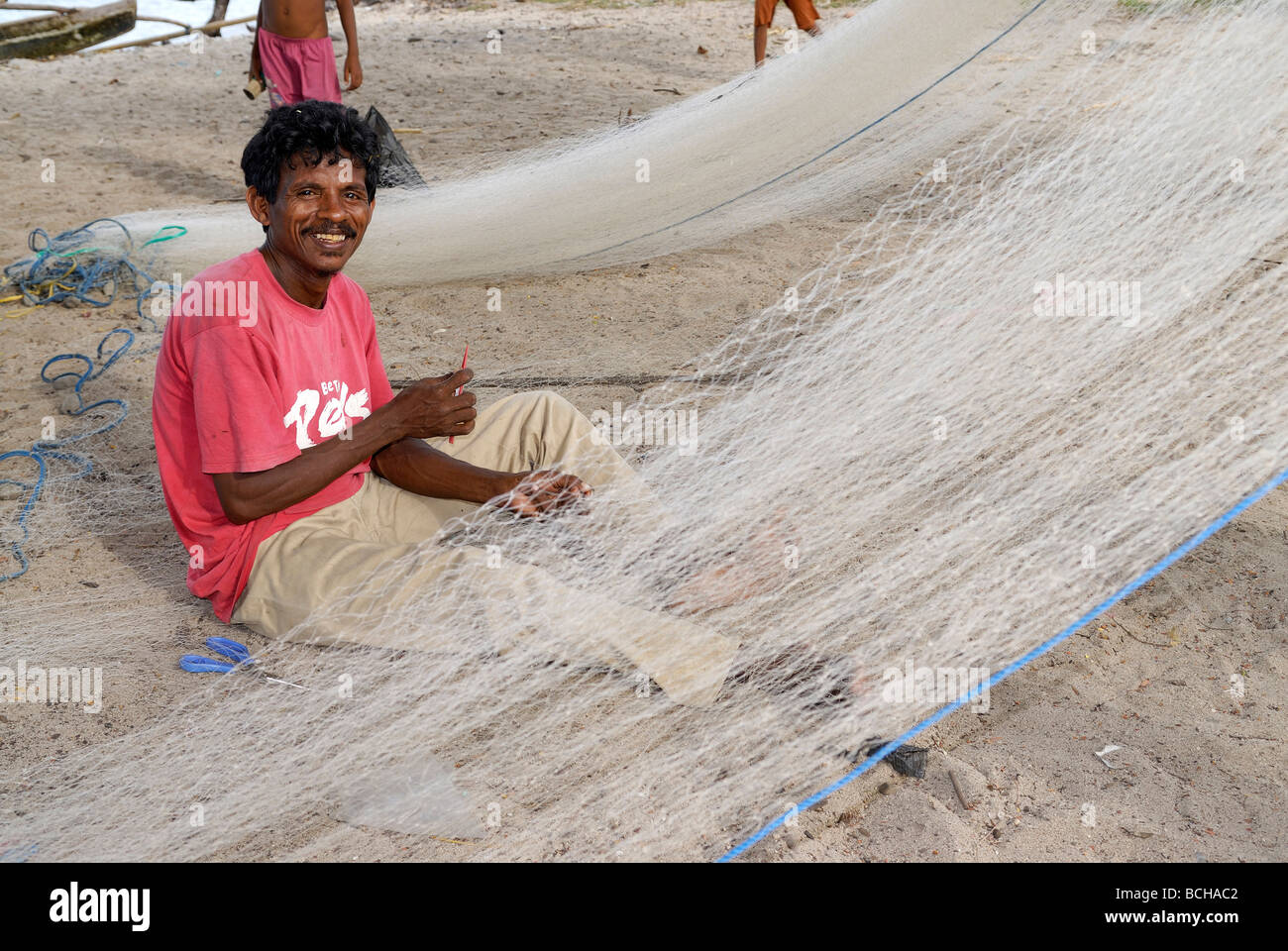 Fisherman on Pantar Island Alor Archipelago Lesser Sunda Islands ...