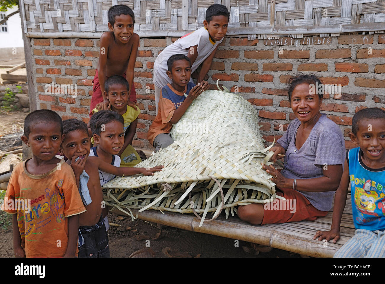 Wattle Basket on Pantar Island Alor Archipelago Lesser Sunda Islands ...