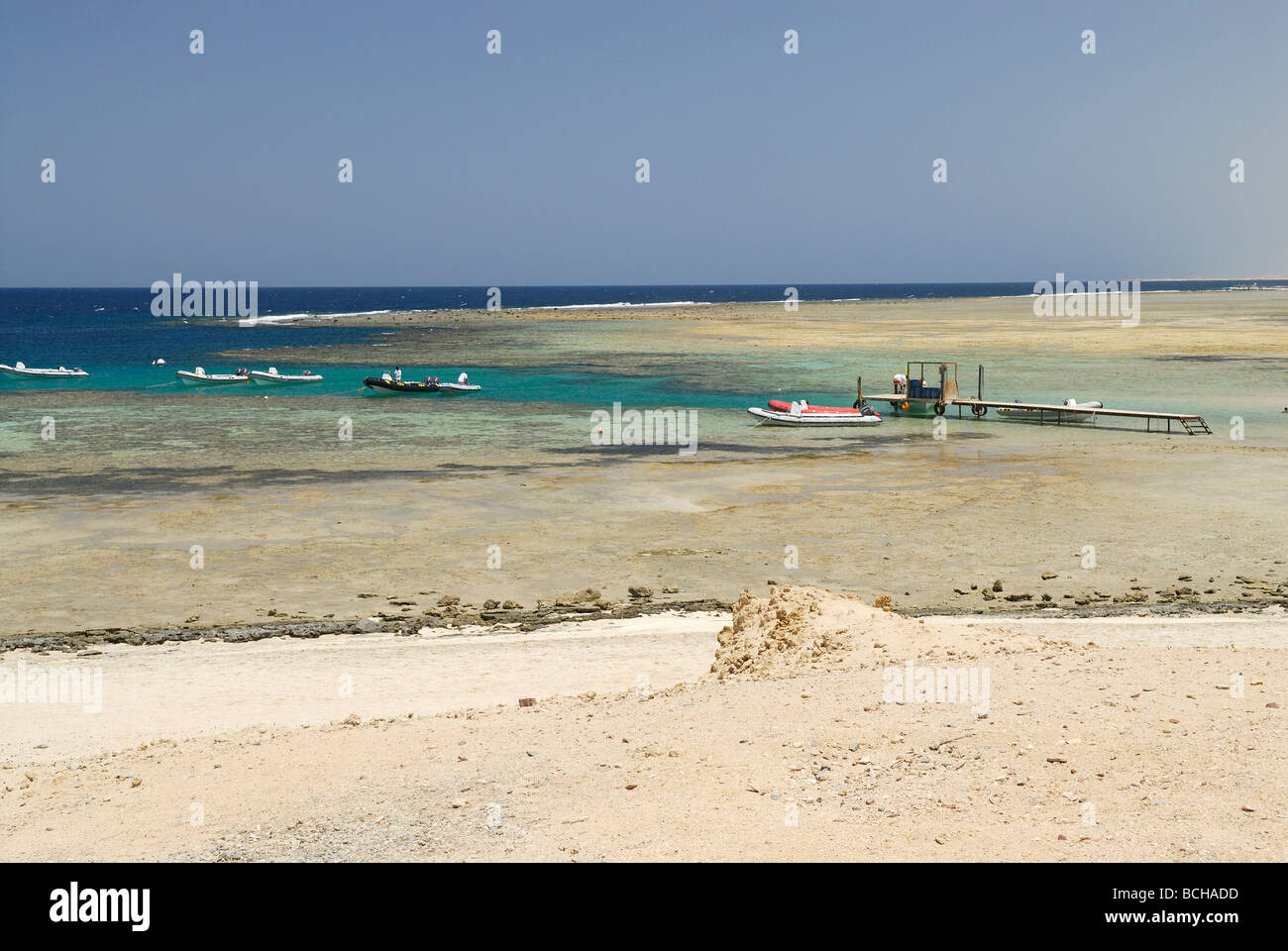 Coast near Desert Camp Marsa Shagra Marsa Alam Red Sea Egypt Stock ...