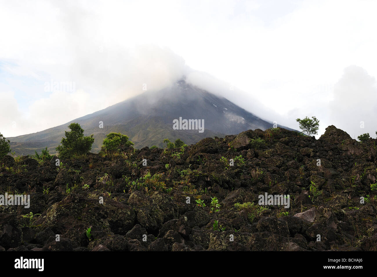 Active Volcano Arenal Central America Costa Rica Stock Photo - Alamy