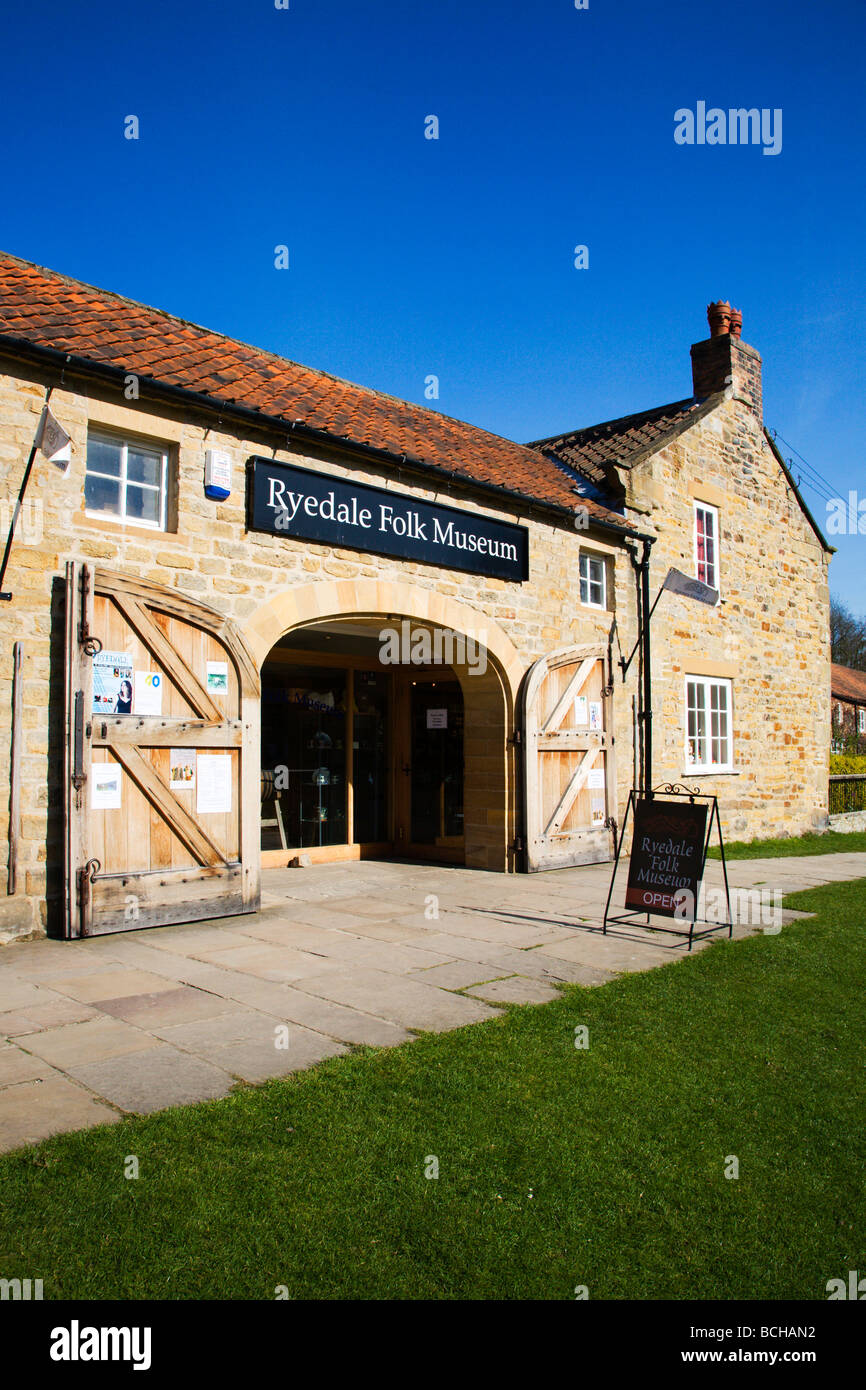 Ryedale Folk Museum Hutton le Hole North Yorks Moors England Stock ...