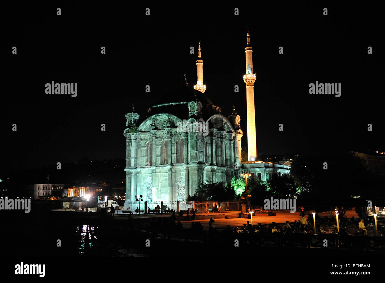 Ortakoy mosque panorama hi-res stock photography and images - Alamy