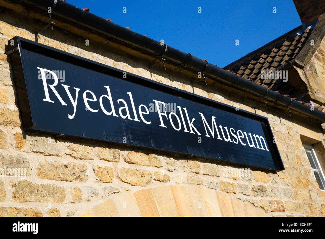 Ryedale Folk Museum Hutton le Hole North Yorks Moors England Stock ...