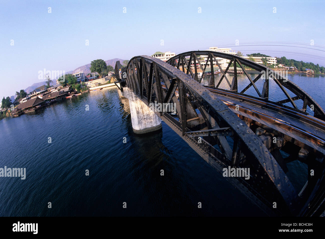 Bridge over River Kwai Kanchanaburi Thailand Stock Photo - Alamy