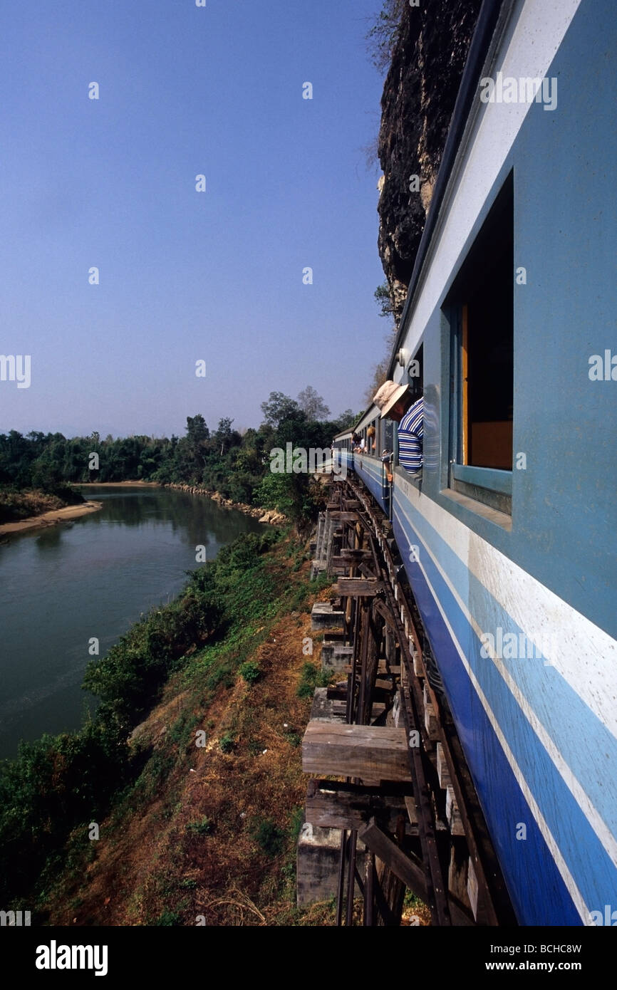 Burma Railway Death Railway at River Kwai Kanchanaburi Thailand Stock ...