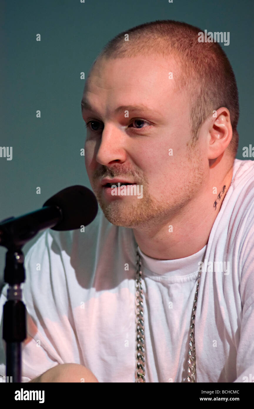 baby j record producer and hip hop artist from derby uk talking at the ...