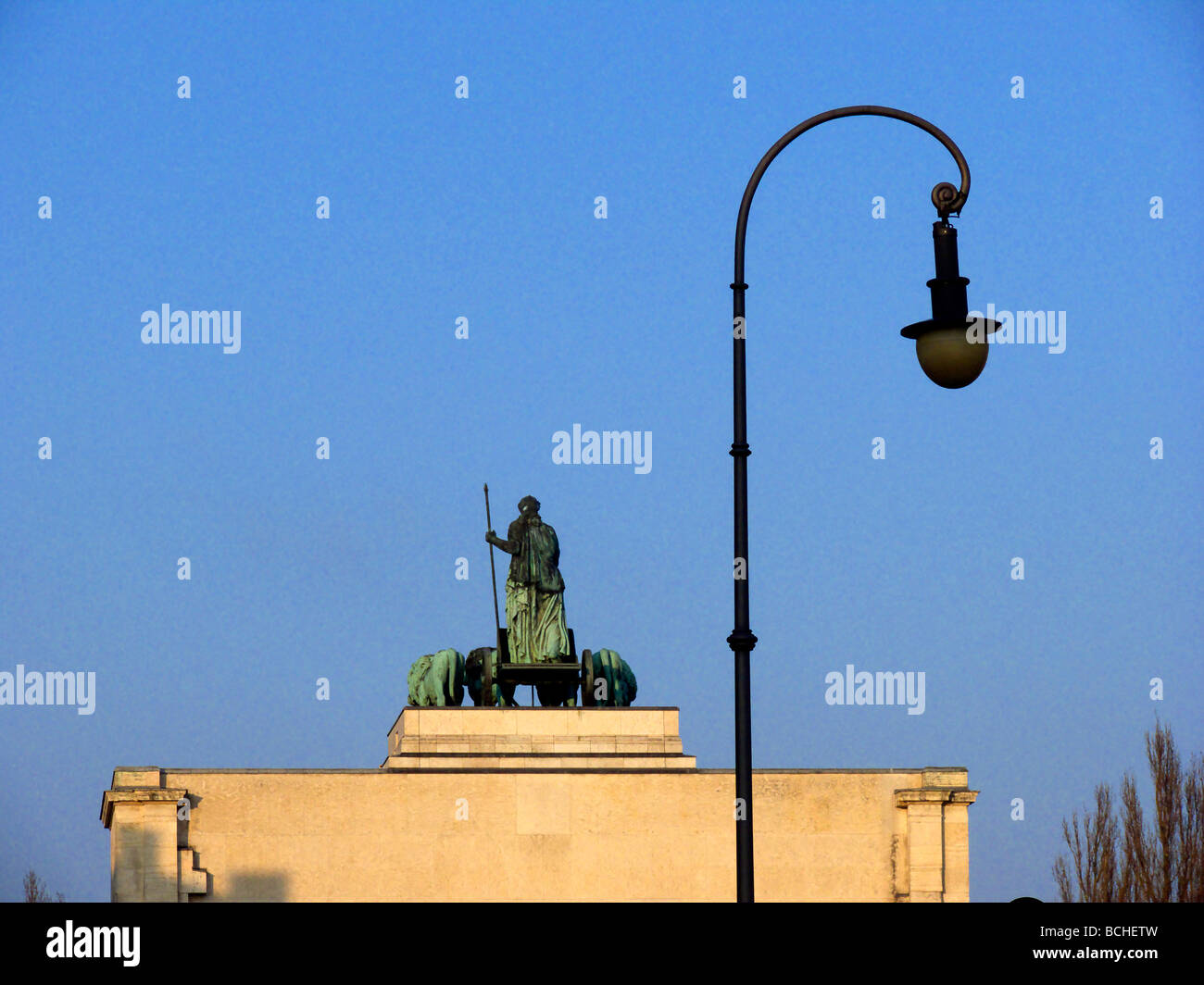 Siegestor at Leopoldstrasse Leopold street Schwabin Munich Germany ...