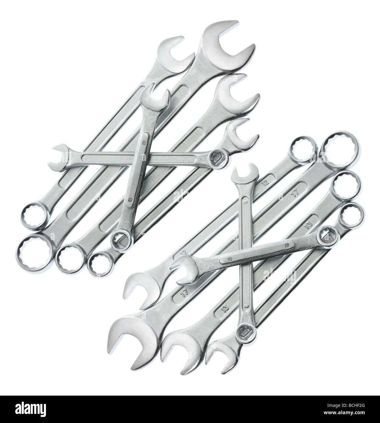 Spanners wrench Cut Out Stock Images & Pictures - Alamy