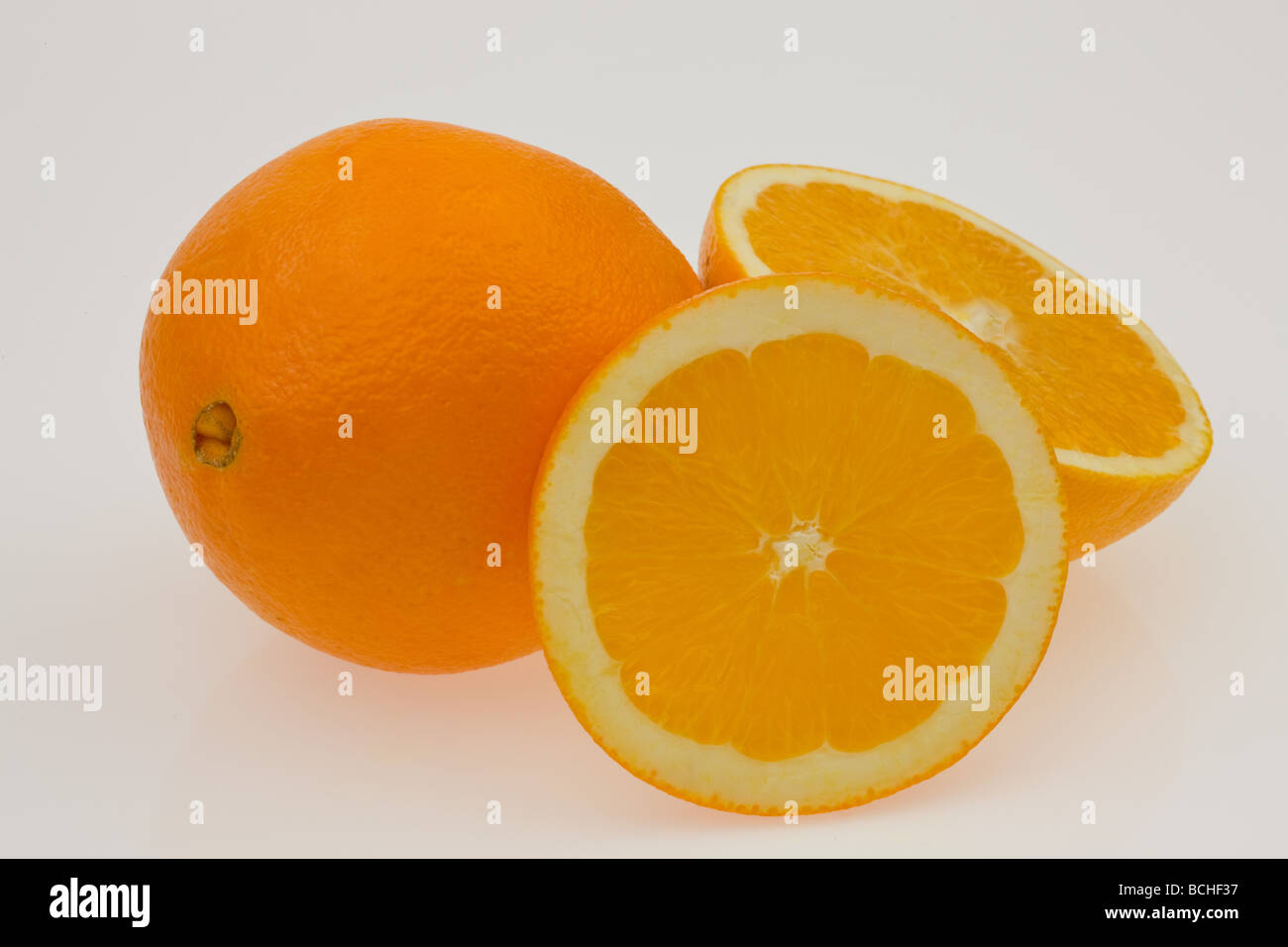 A healthy diet and vitamins with orange Stock Photo - Alamy