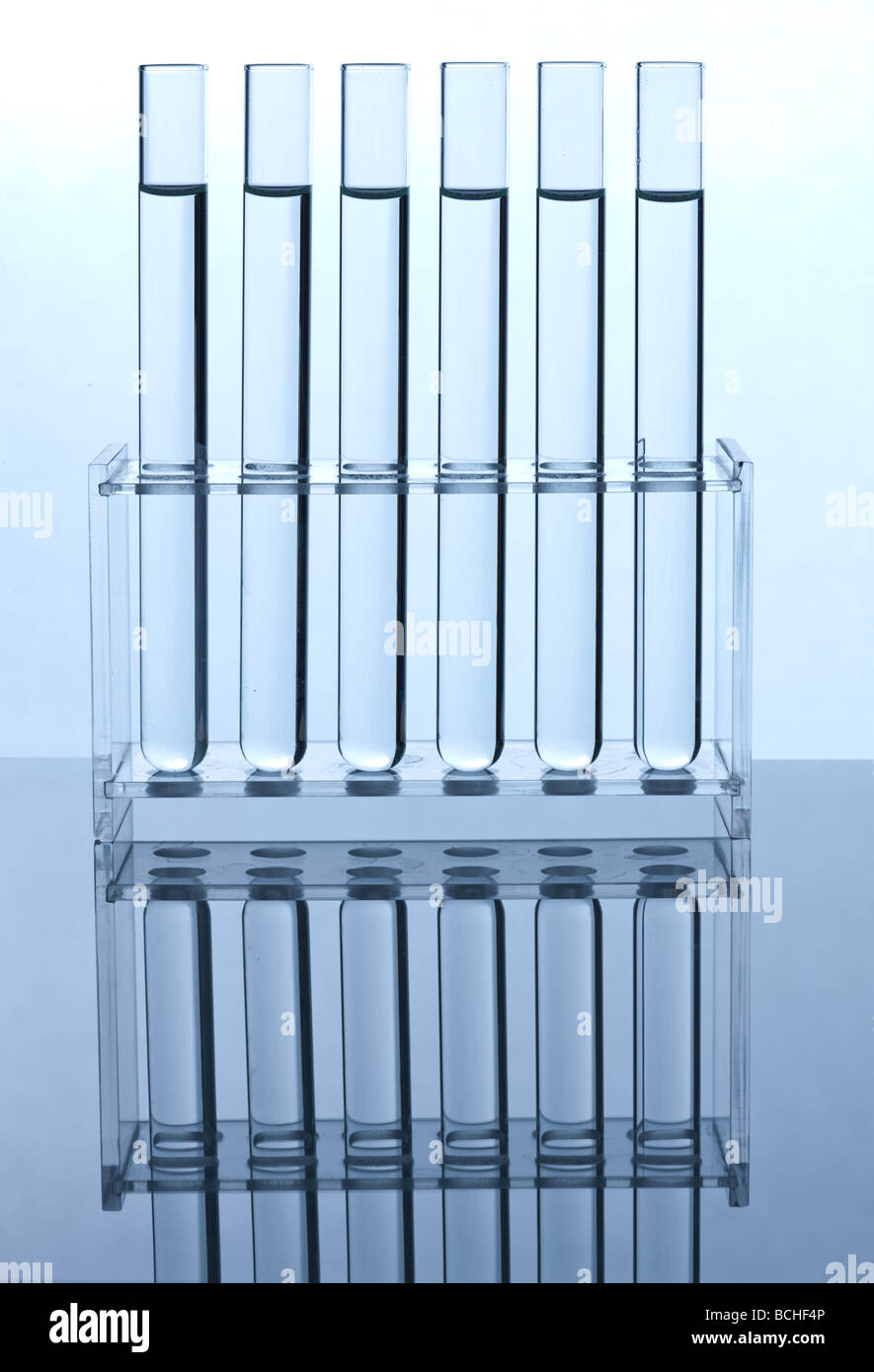 Experiments with laboratory glassware in chemistry Stock Photo - Alamy