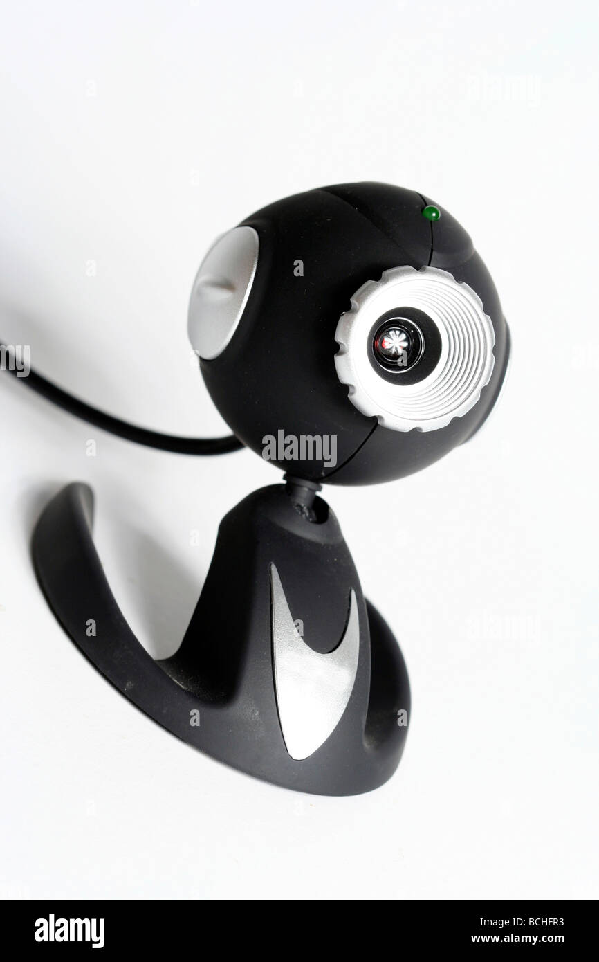 Close-up picture of a web camera Stock Photo - Alamy