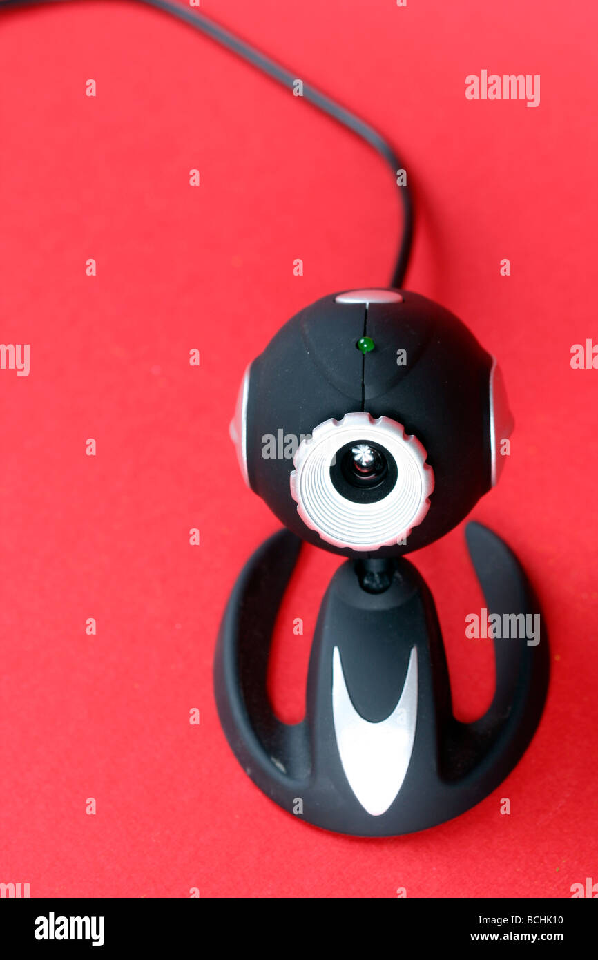 Close-up picture of a web camera Stock Photo - Alamy