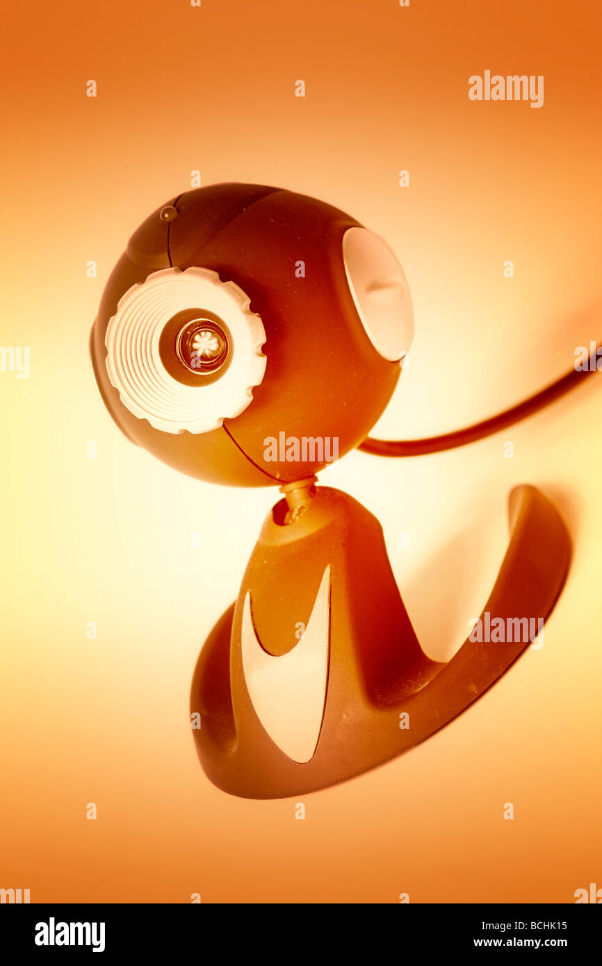 Close-up picture of a web camera Stock Photo - Alamy