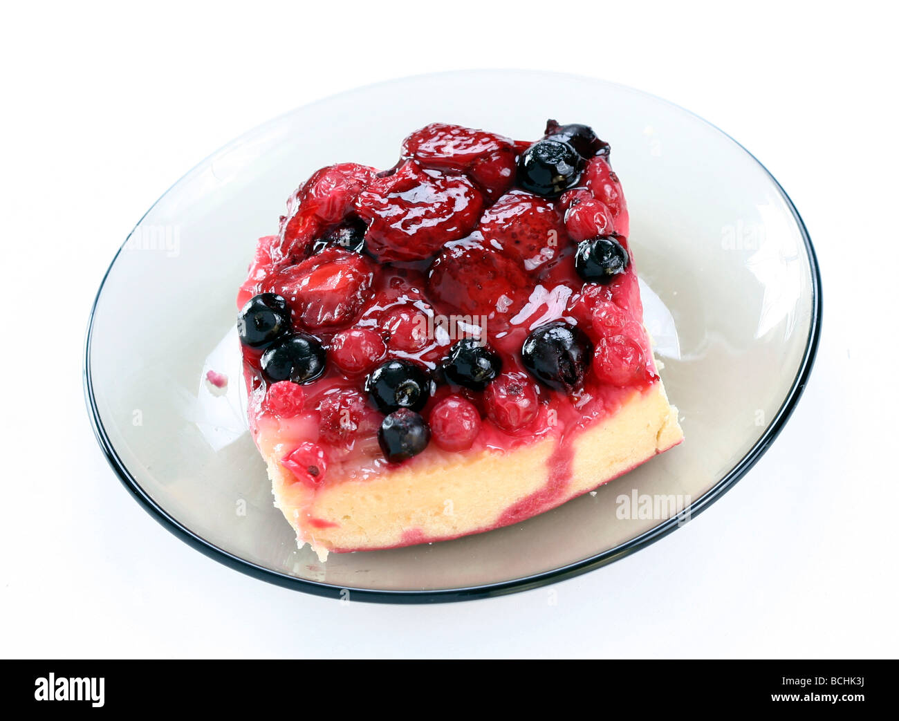 Tasty low calorie fruit tart Stock Photo - Alamy