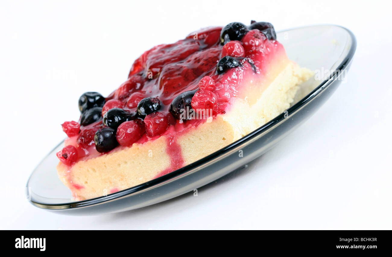Tasty low calorie fruit tart Stock Photo - Alamy