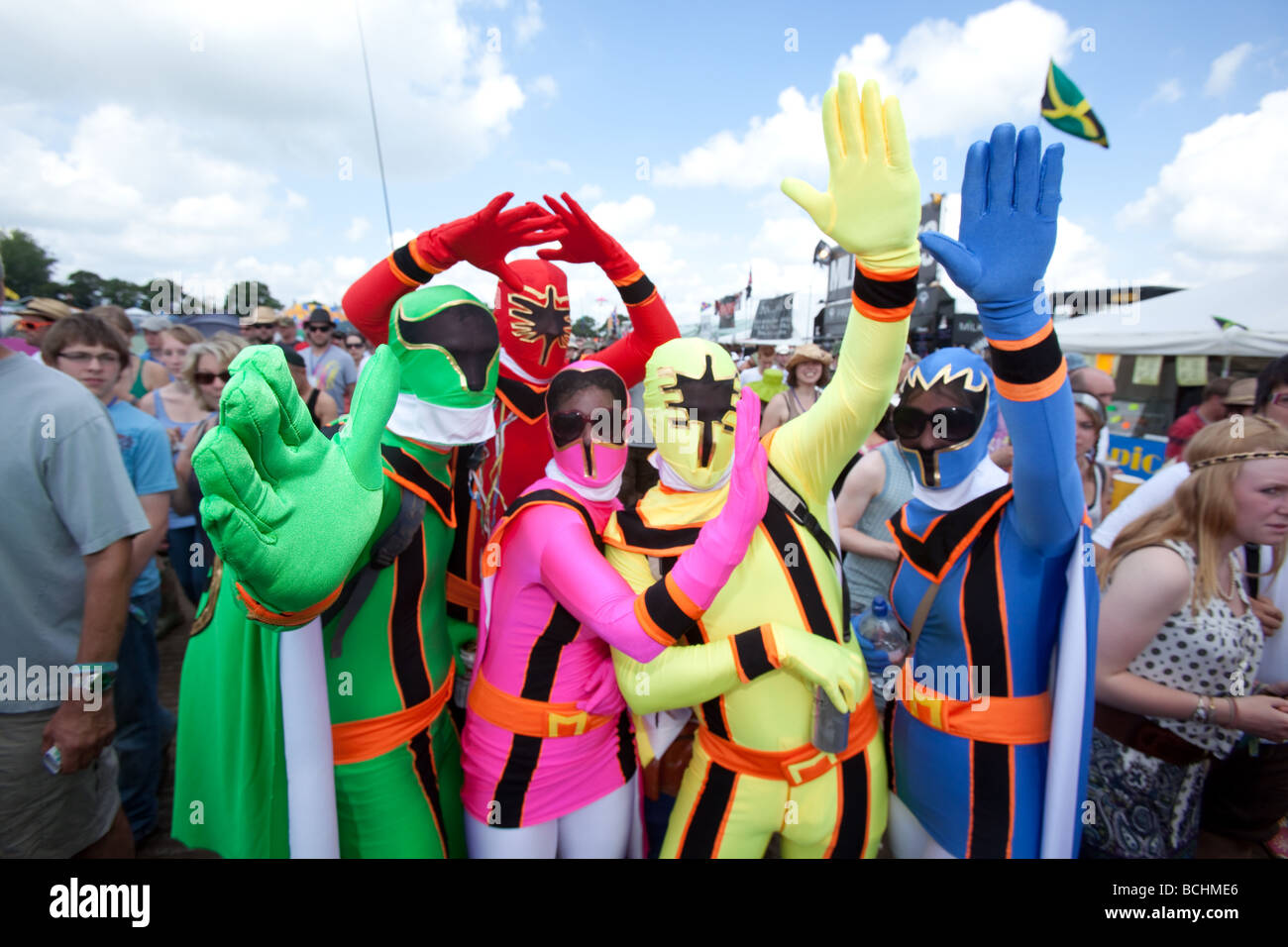 Power rangers fancy dress hi-res stock photography and images - Alamy