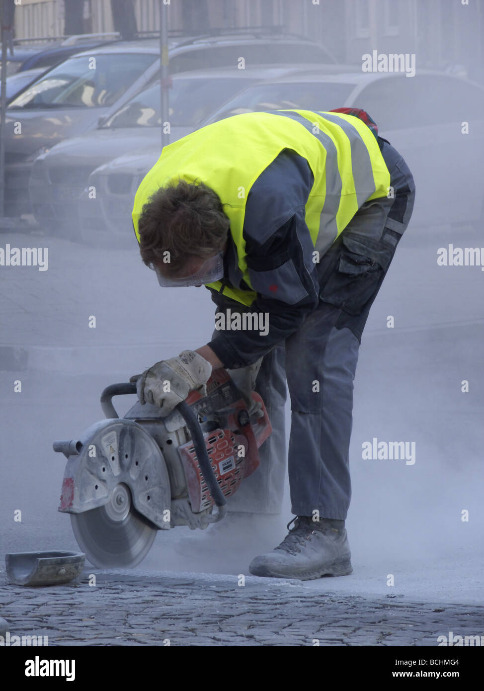 Pavement construction work hi-res stock photography and images - Alamy