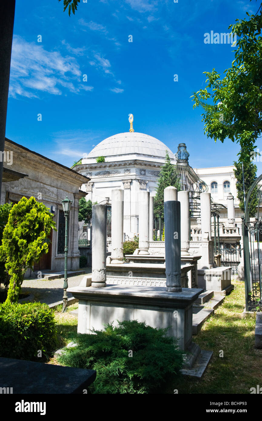 Turkey , Istanbul , Sultanahmet , cemetery of Tomb or Turbesi of Sultan ...