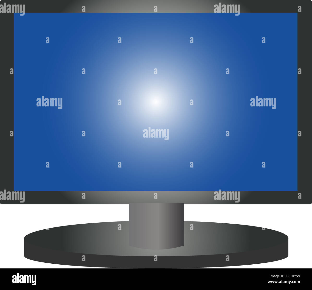 illustration of a plasma tv Stock Photo - Alamy