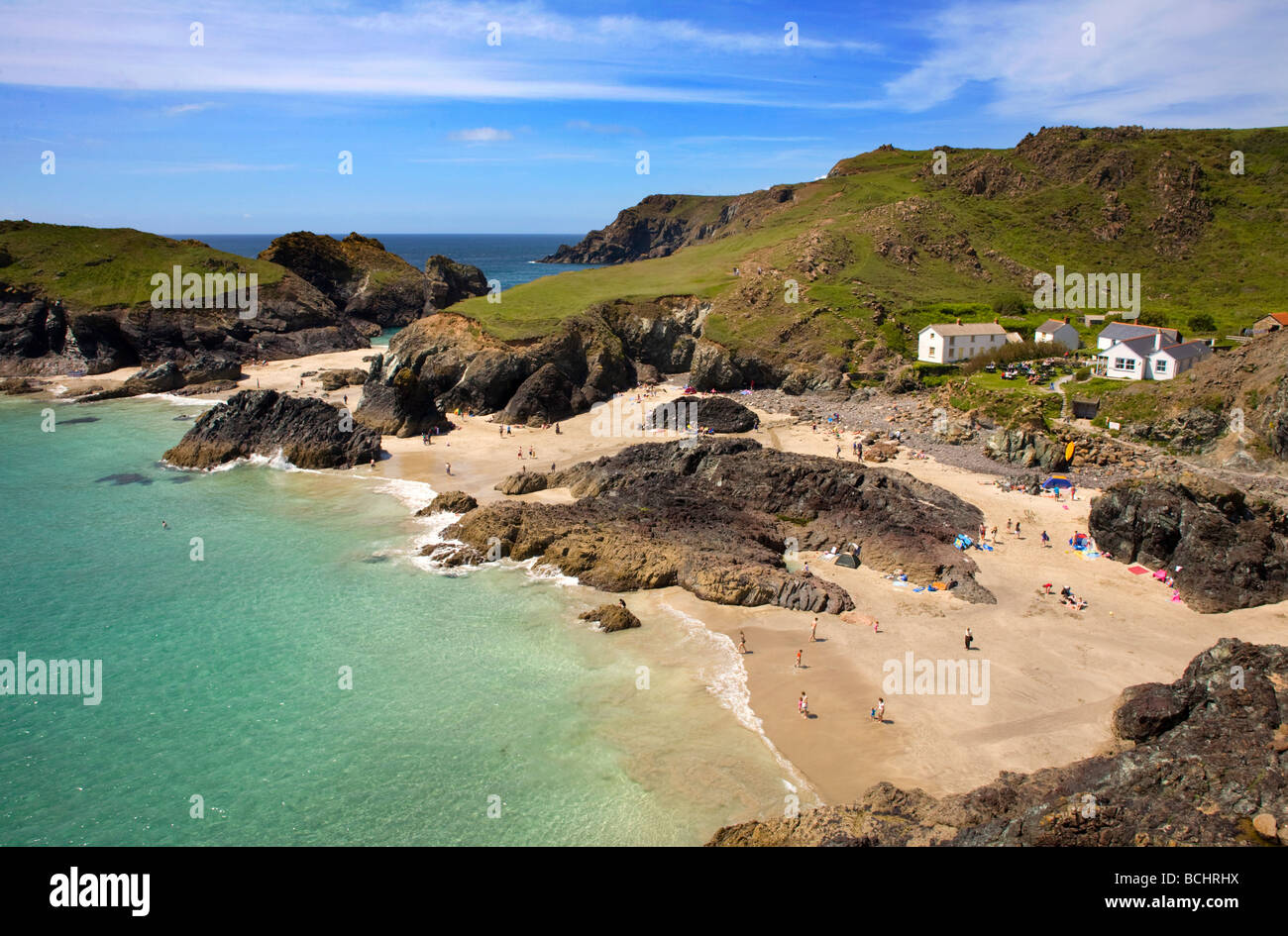 kynance cove cornwall Stock Photo - Alamy