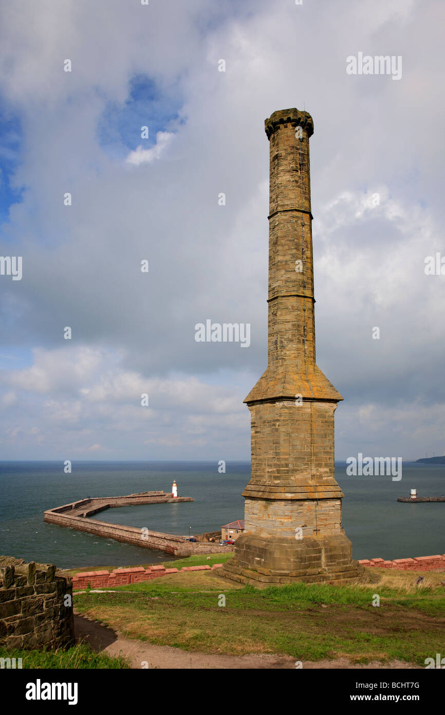 The Candlestick Chimney Whitehaven Harbour Cumbria Coast England UK ...
