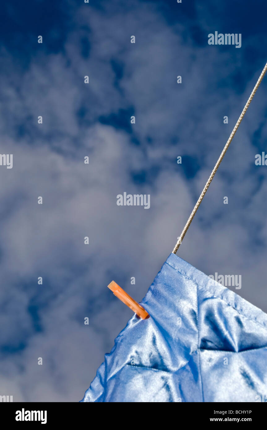 washing on a line Stock Photo - Alamy