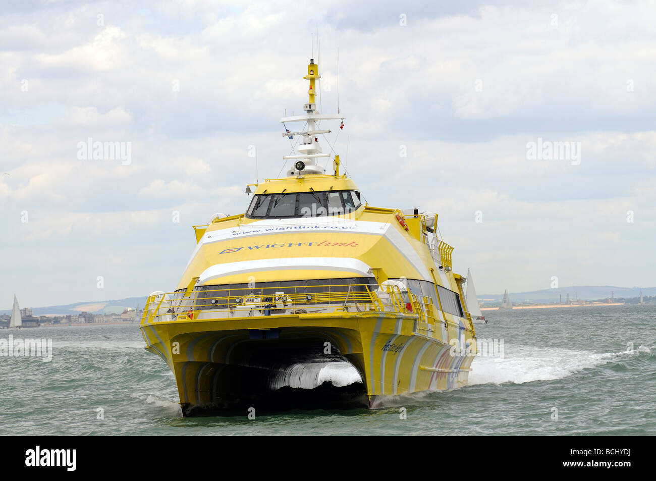 Portsmouth wightlink fastcat hi-res stock photography and images - Alamy