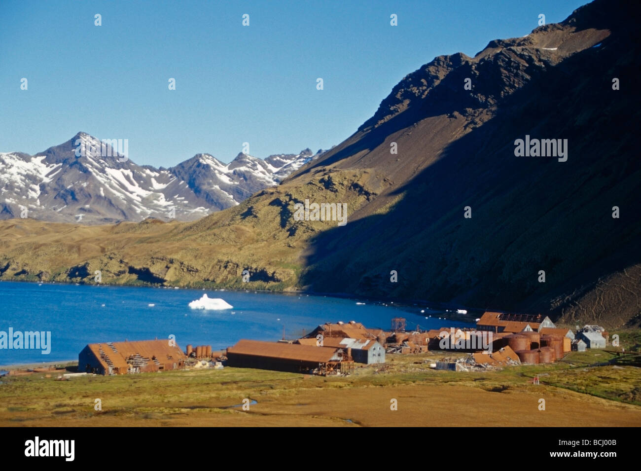 Old Russian Whaling Station now abandoned Stromness Bay South Georgia ...