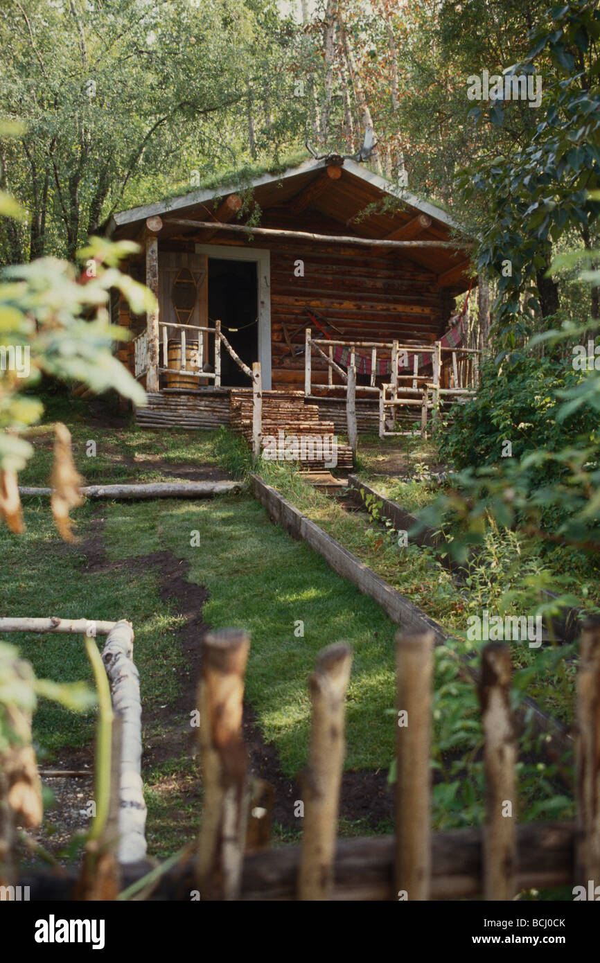 Historic Cabin of Robert Service Dawson Canada Yukon Territory Stock ...