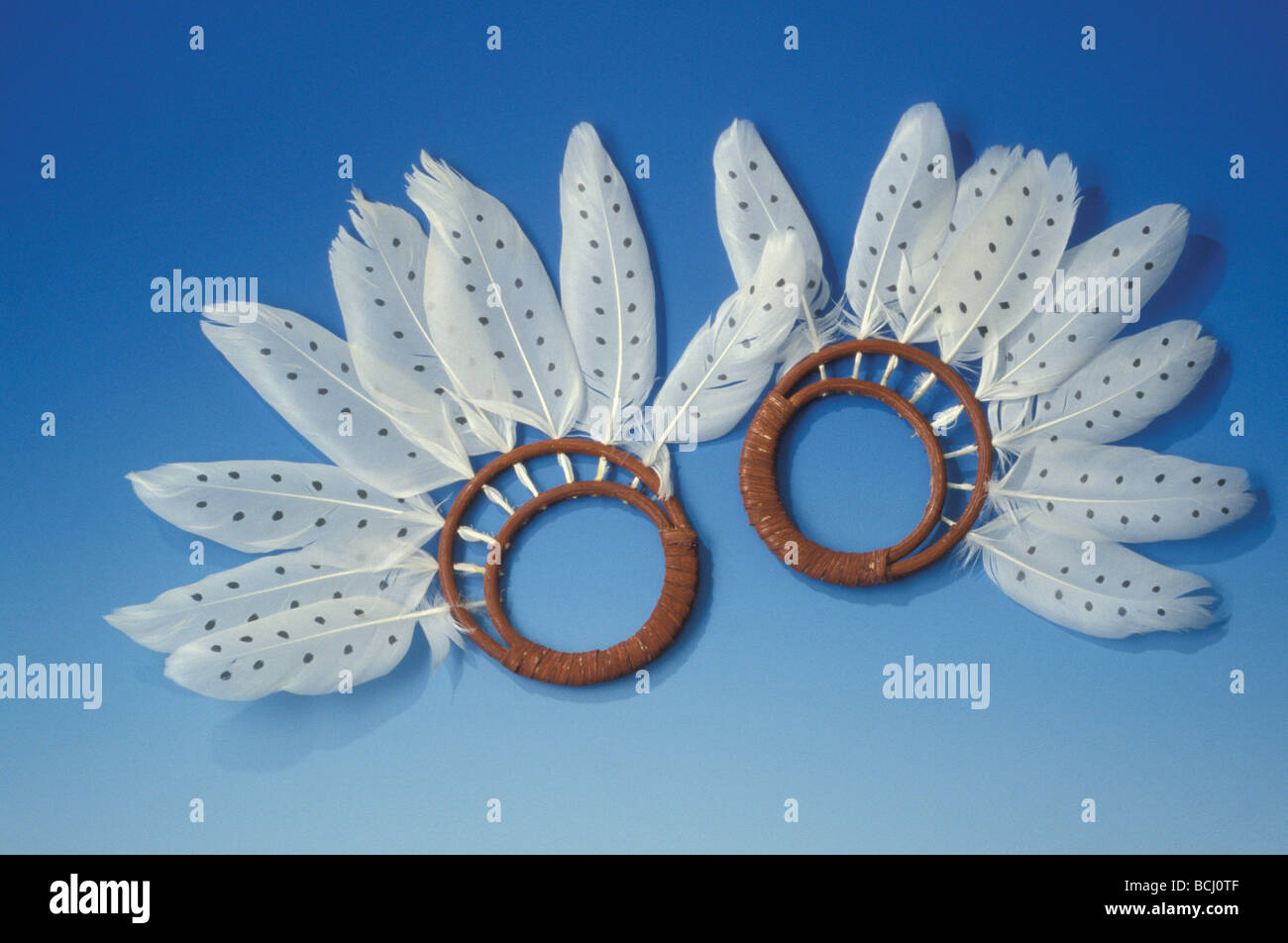 Alaskan Yupik Eskimo Feather Dance Fans Courtesy AK State Council Stock ...