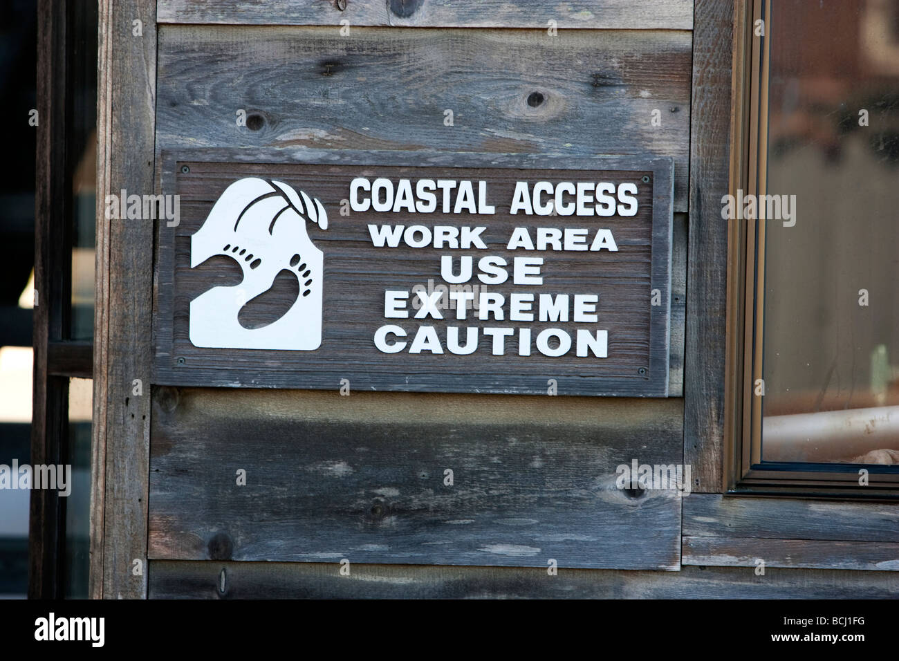Coastal Access Sign Morro Bay California Stock Photo - Alamy