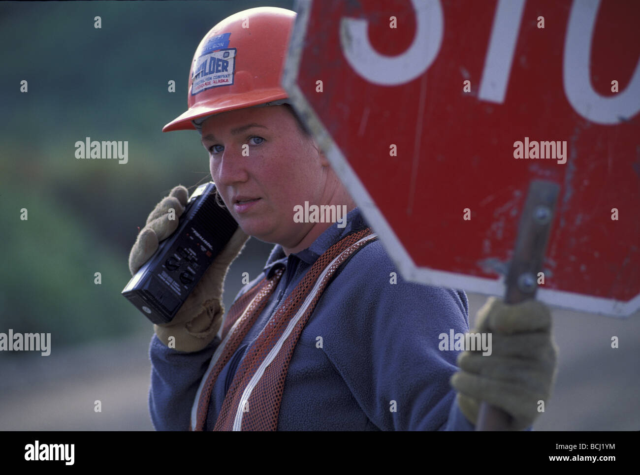 Alaska road construction hi-res stock photography and images - Alamy